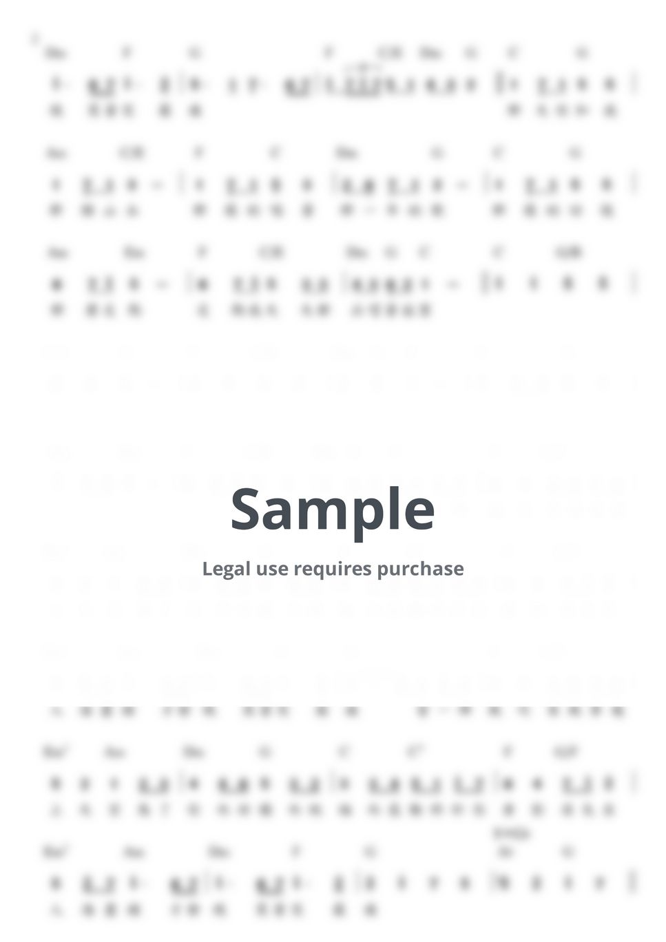 五月天(Mayday) - 知足(Contentment) (單行簡譜) Sheet Music by LouisLiao