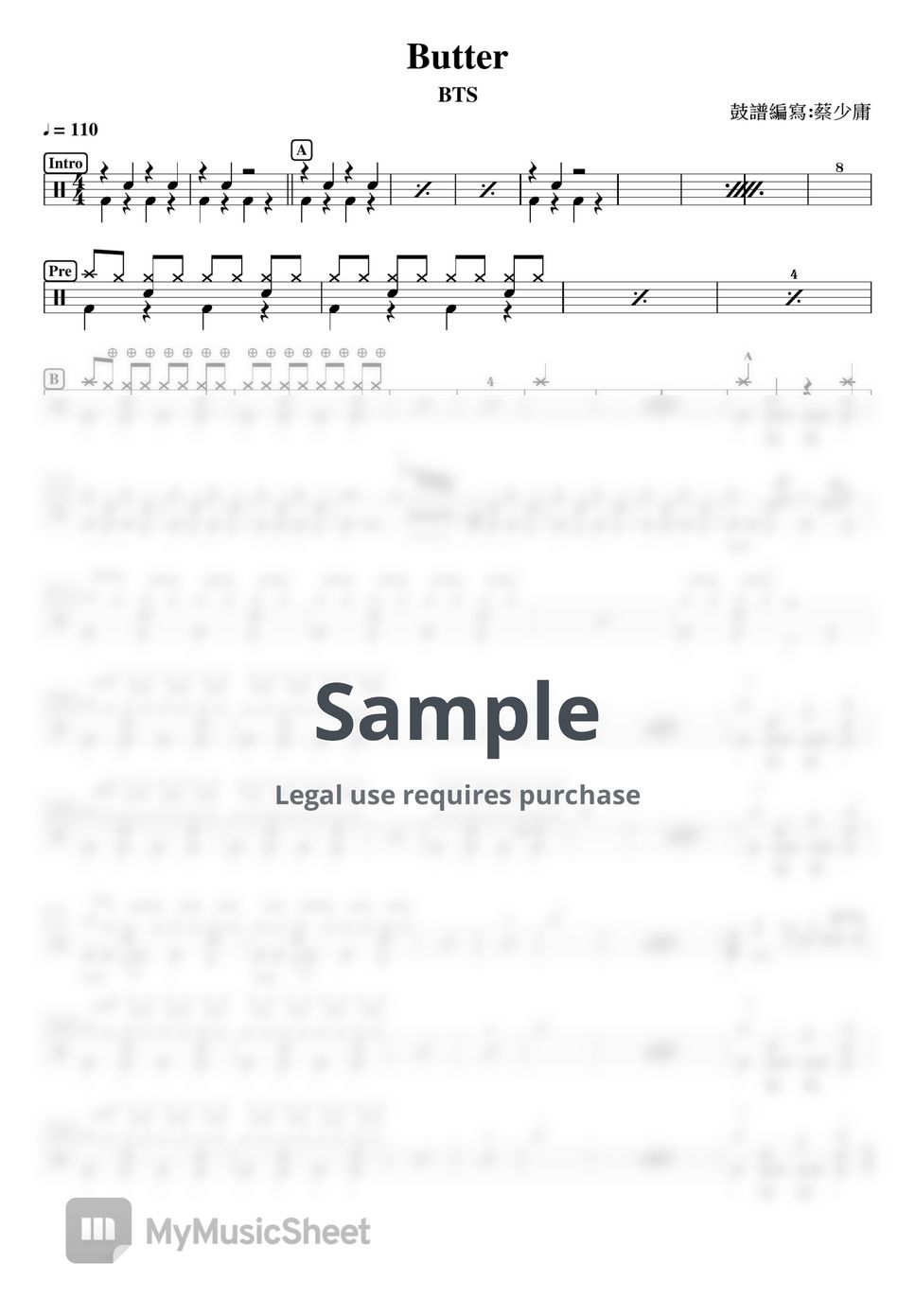 BTS - Butter Sheets by DrummerFrank