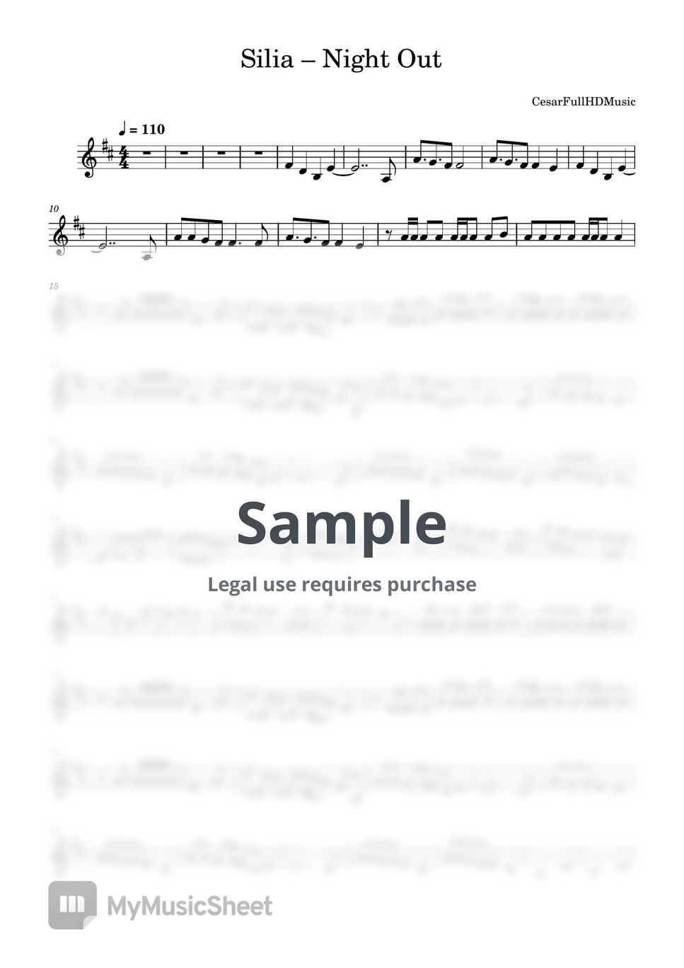 Silia - Night Out Sheets