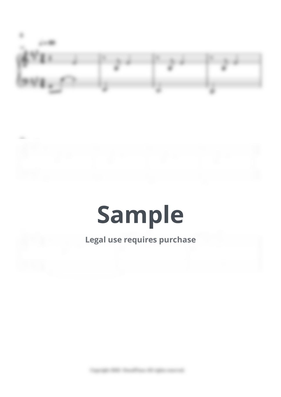 Joe Hisaishi - Adolescence (사춘기) (The Boy and The Heron OST track 7) 악보 ...