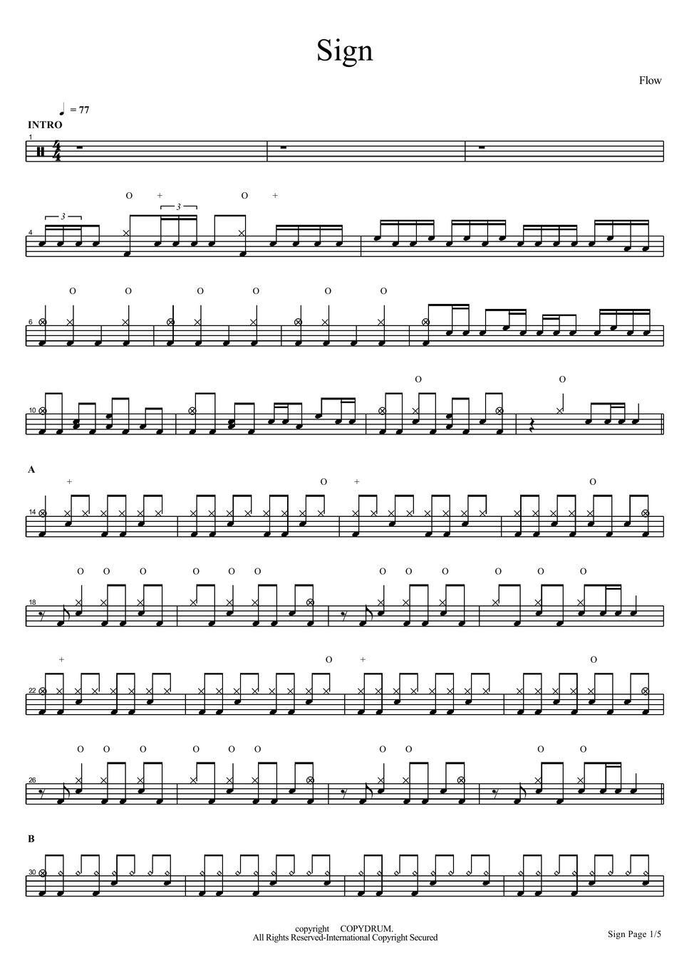 Flow - Sign Sheets by COPYDRUM