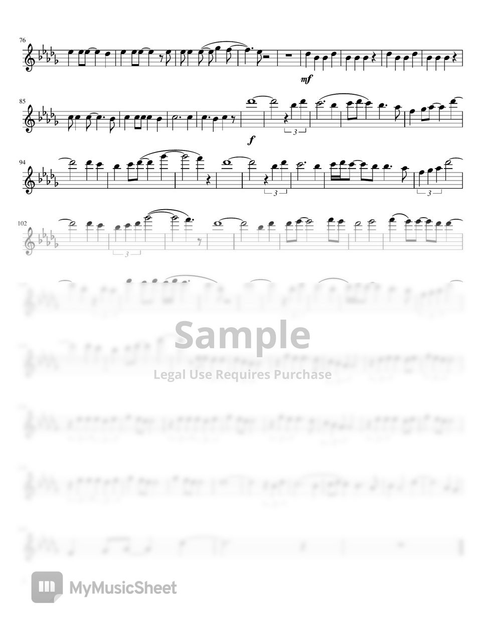 Chandelier - Sia | FLUTE SOLO Sheet Music