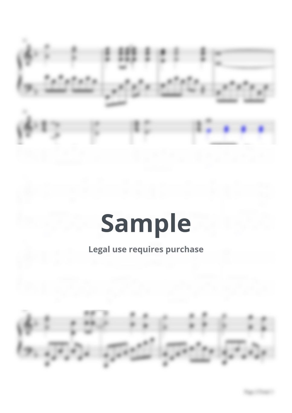 James Horner - Rose (泰坦尼克号 原声) 악보 by Yilun