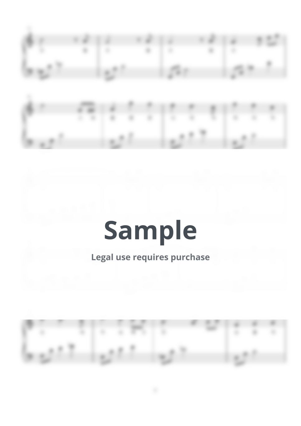 성시경 - 태양계 (가사 첨부 / easy ver.) Sheets by dduddu piano