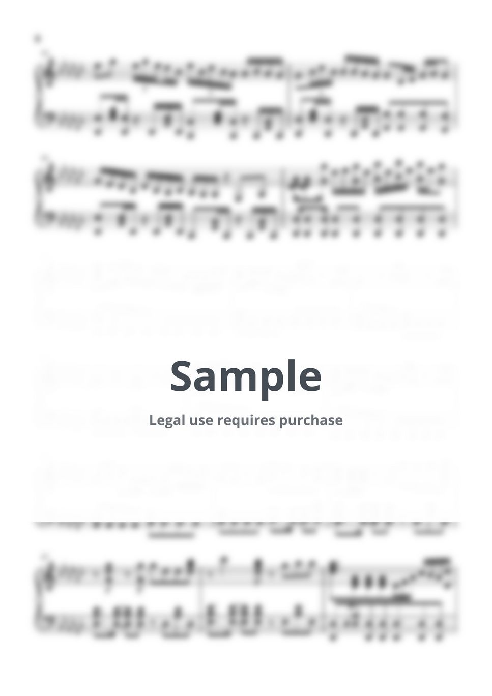 Yorushika - Blur Sheet Music by DaranPiano
