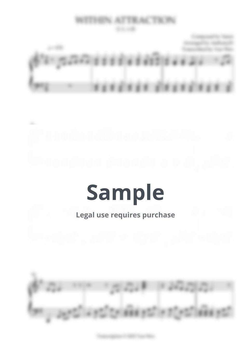 Yanni - Within Attraction (民间舒享版) Piano Sheet Music PDF | Yun Wen | mymusic5