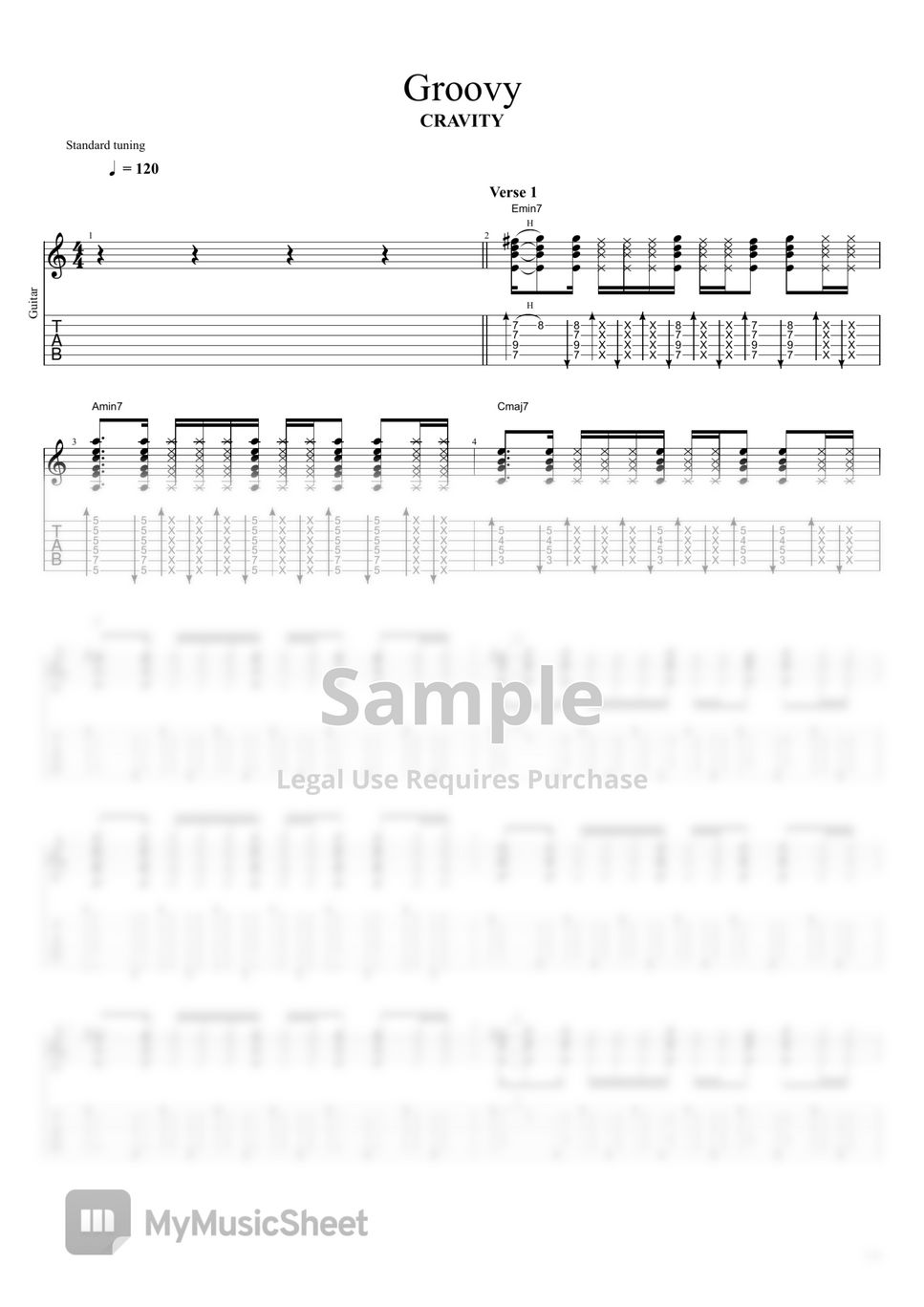 CRAVITY - Groovy Tab + 1staff by Rob Ethereal