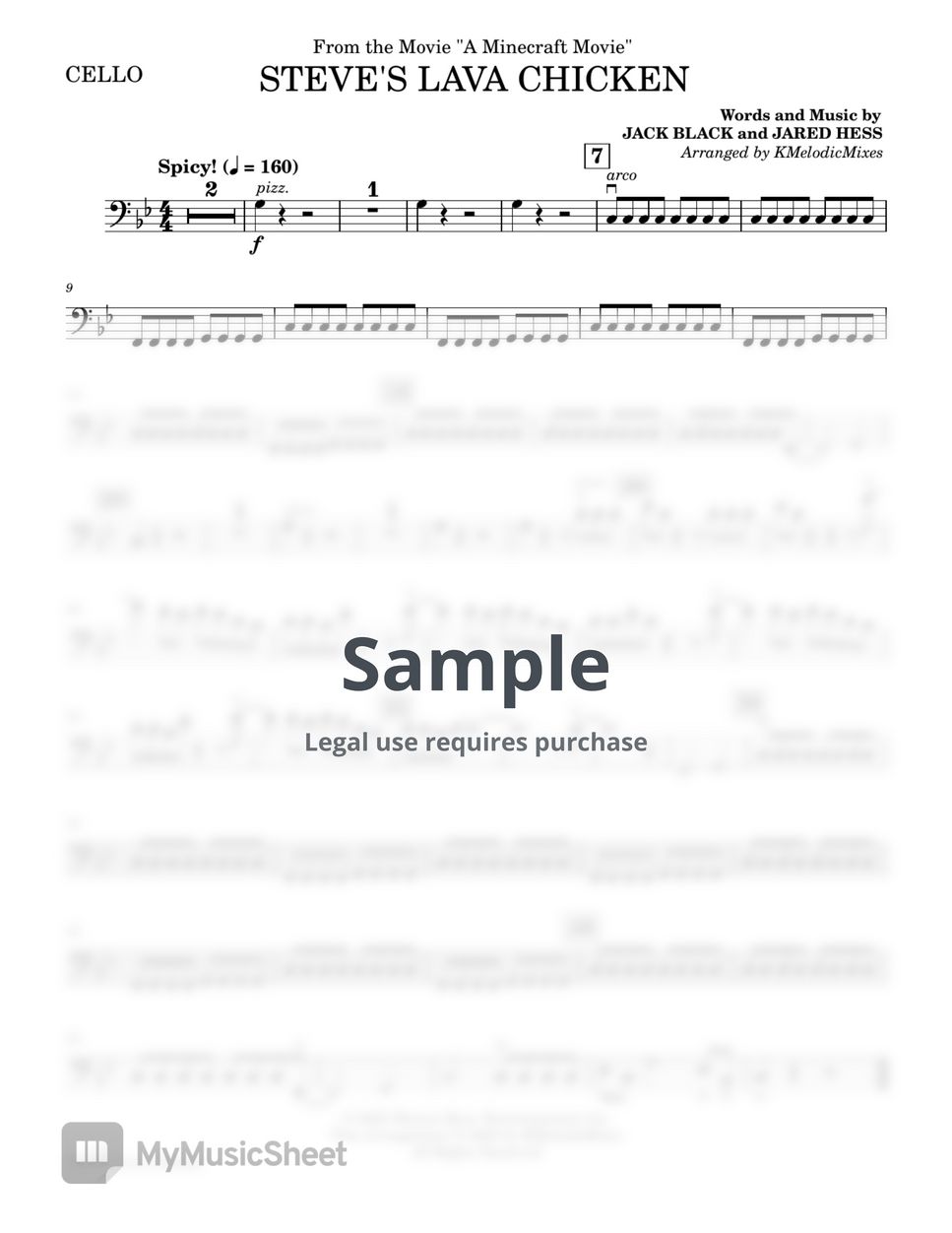 Jack Black and Jared Hess - Steve's Lava Chicken (String Orchestra ...