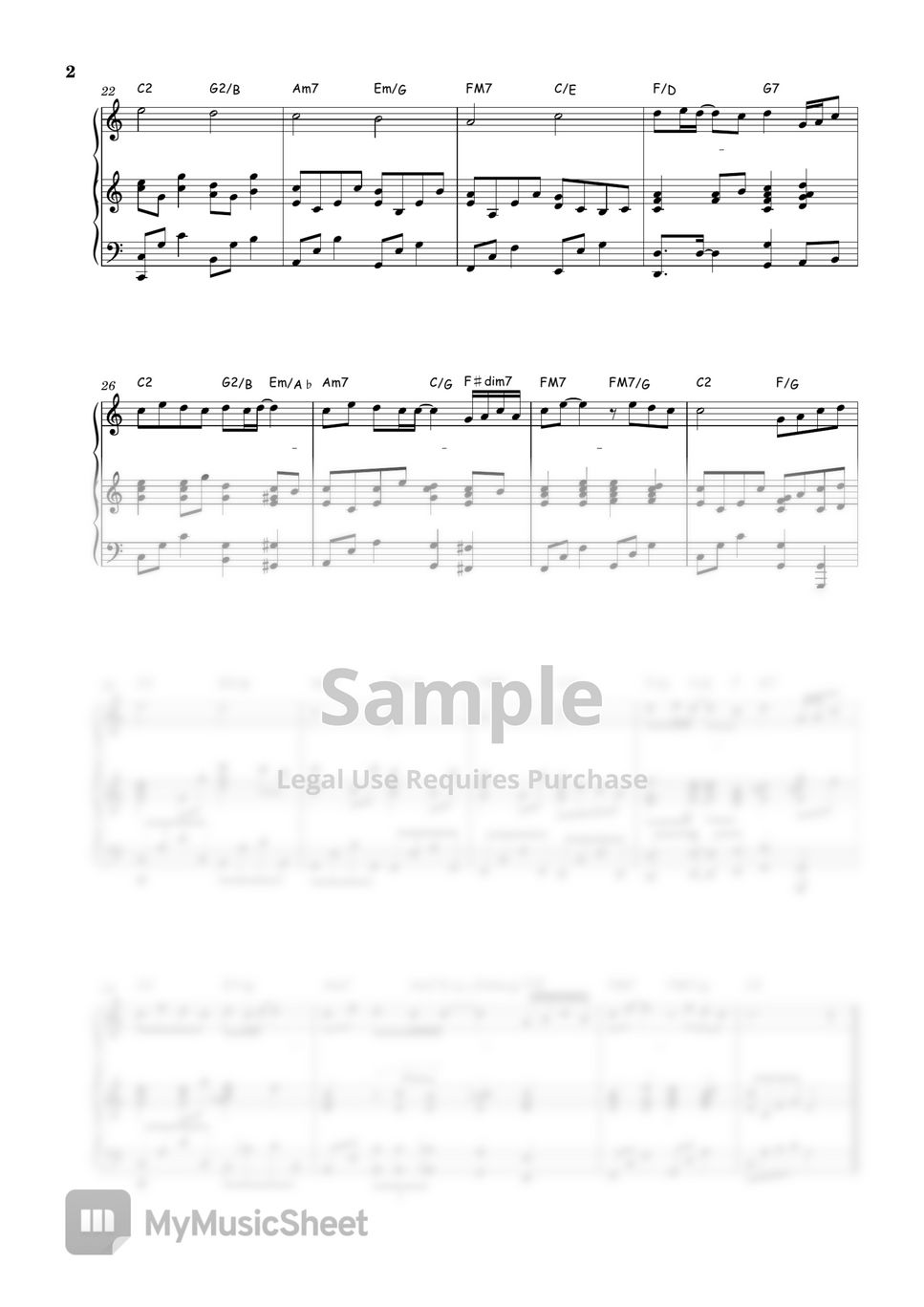 손경민 은혜 C Key Sheets By 생명의건반