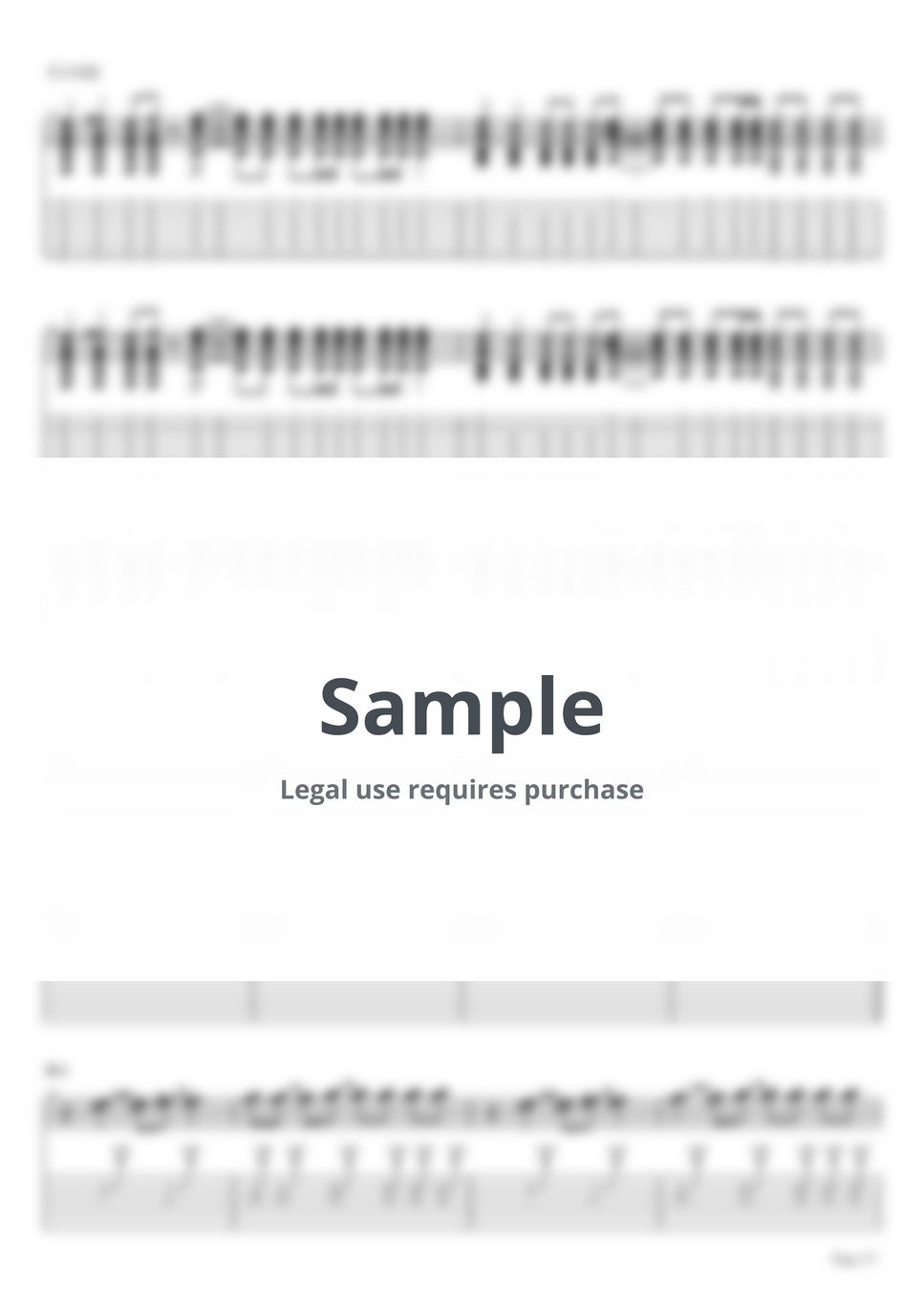 Vaundy - Homunculus 【Guitar TAB / 3 part electric guitar TAB set】 แทป ...