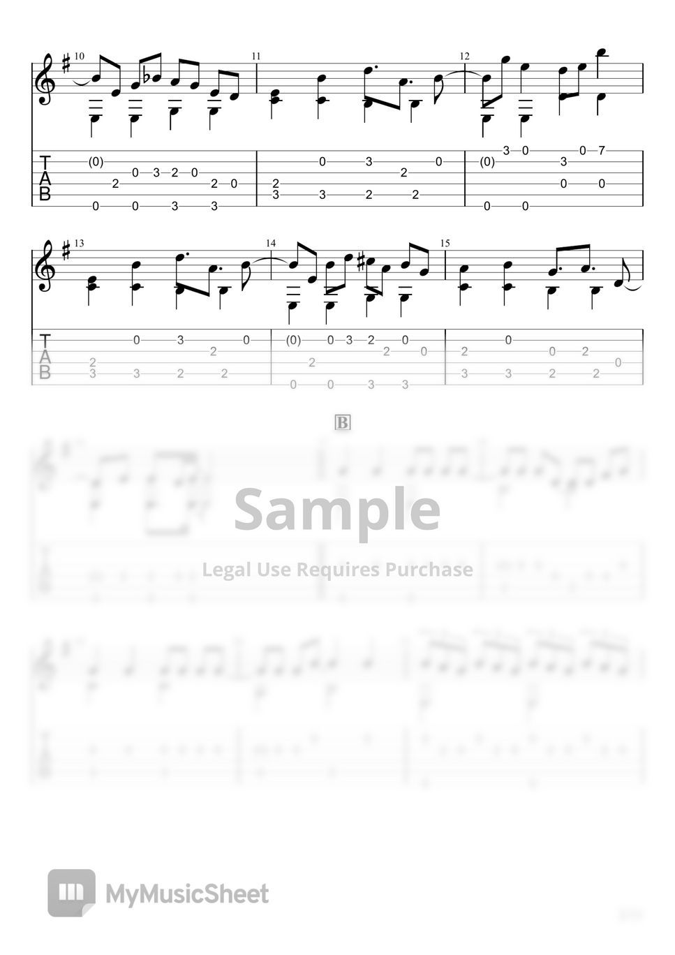 DECO*27 - Otome Dissection (Fingerstyle) Sheet Music by u3danchou