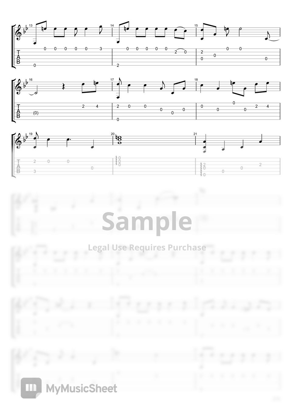 ZONE - secret base～君がくれたもの～ Sheet Music by 奏有Nick Pan