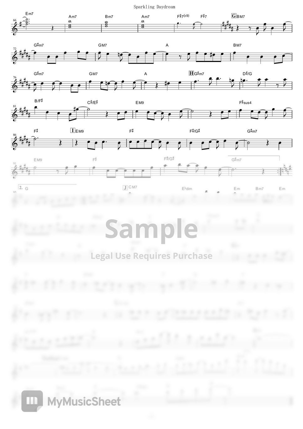 Love, Chunibyo & Other Delusions! - Sparkling Daydream (in C) Sheets by ZAQ