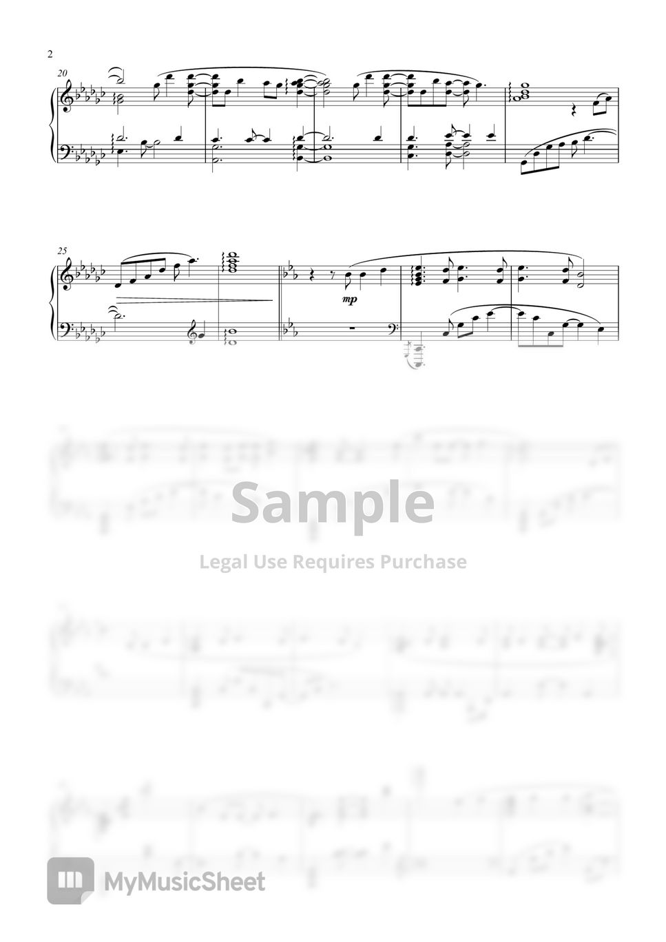 ReoNa - ANIMA Slow Ver. (Sword Art Online) Sheet Music by SLSMusic