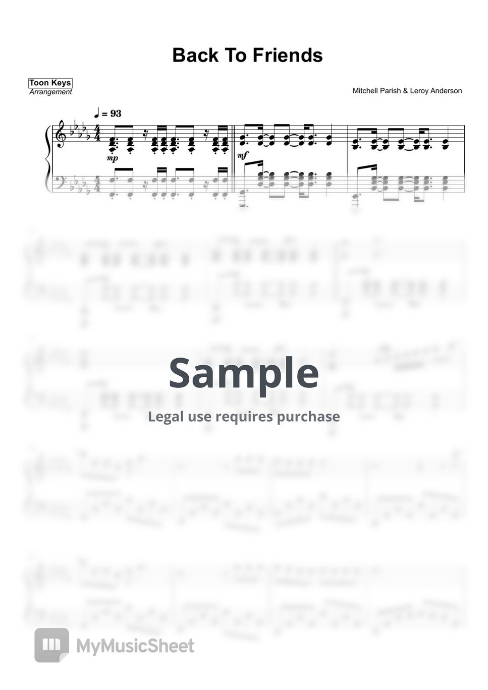 Sombr - Back To Friends Sheet Music by Toon Keys