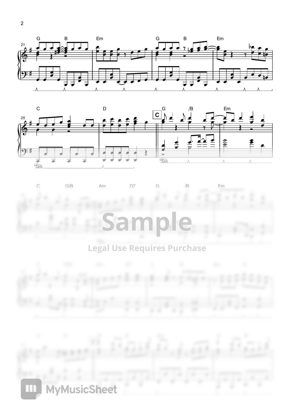 YOASOBI - 好きだ(Sukida) Sheet Music by THETA PIANO