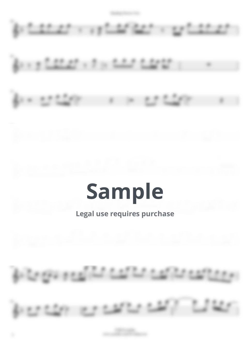 정국 - Standing Next to You Partitur by 캣올린CatOlin