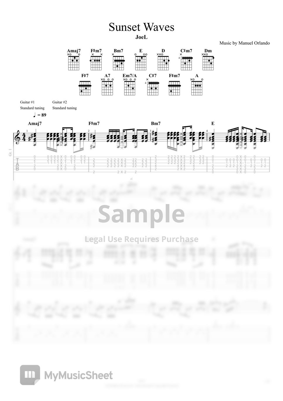 JoeL - Sunset Waves Sheets