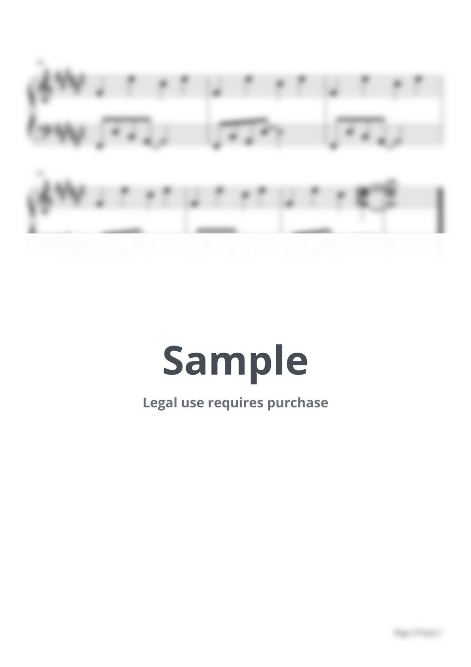 C418 - Key (Minecraft BGM) โน้ตเพลง by dogemusic