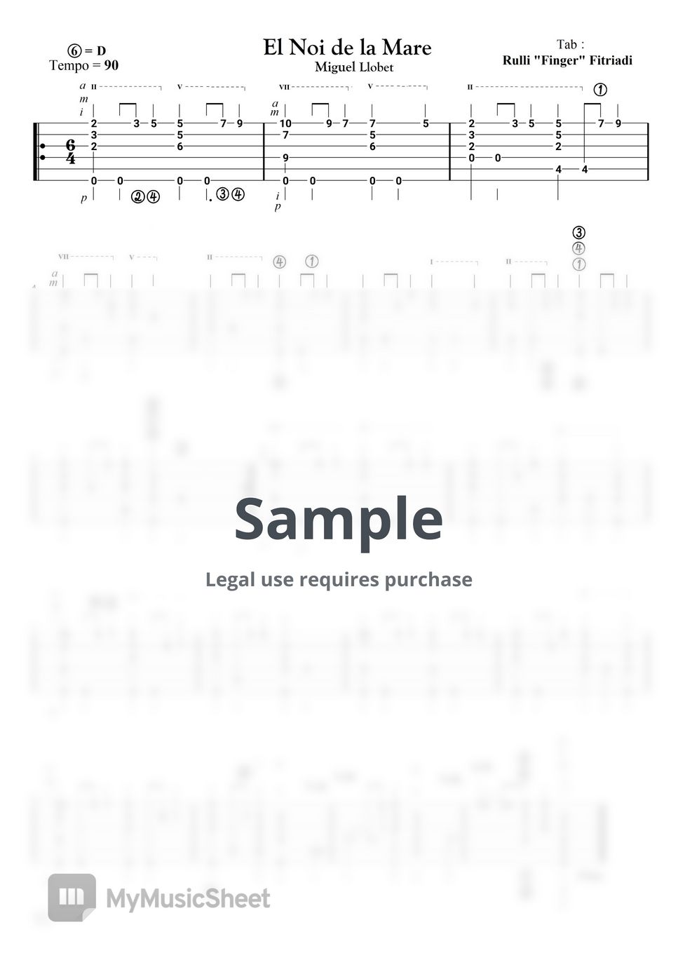 Miguel Llobet - El Noi De La Mare (Instrumental Solo Classical Guitar ...