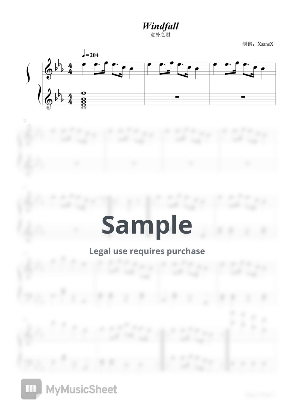 TheFatRat - Windfall (TheFatRat) Sheets by dogemusic