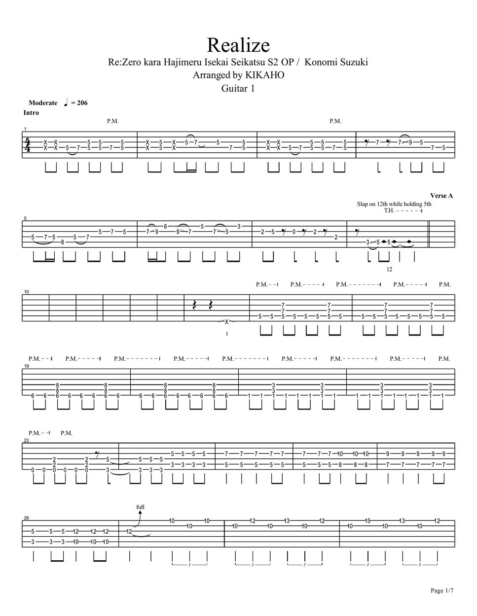 Re:Zero Season 2 - Realize TAB by Konomi Suzuki