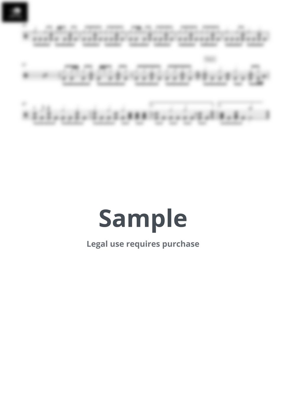 Yeah Yeah Yeahs - Maps Sheet Music by Drum Transcription: Drum Sheet MX