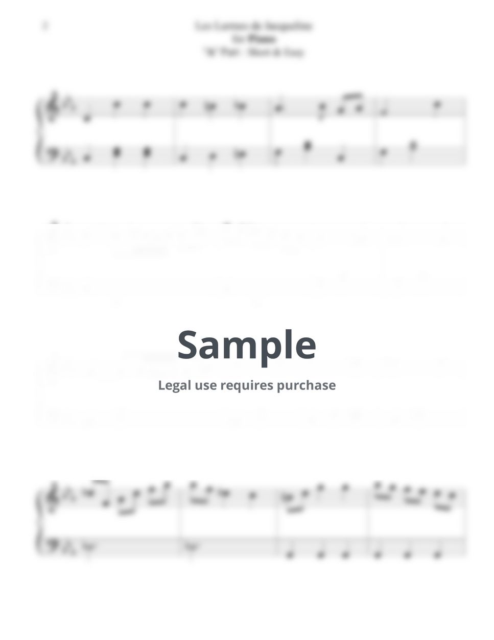 Jacques Offenbach - Les Larmes de Jacqueline Sheets by Zoey