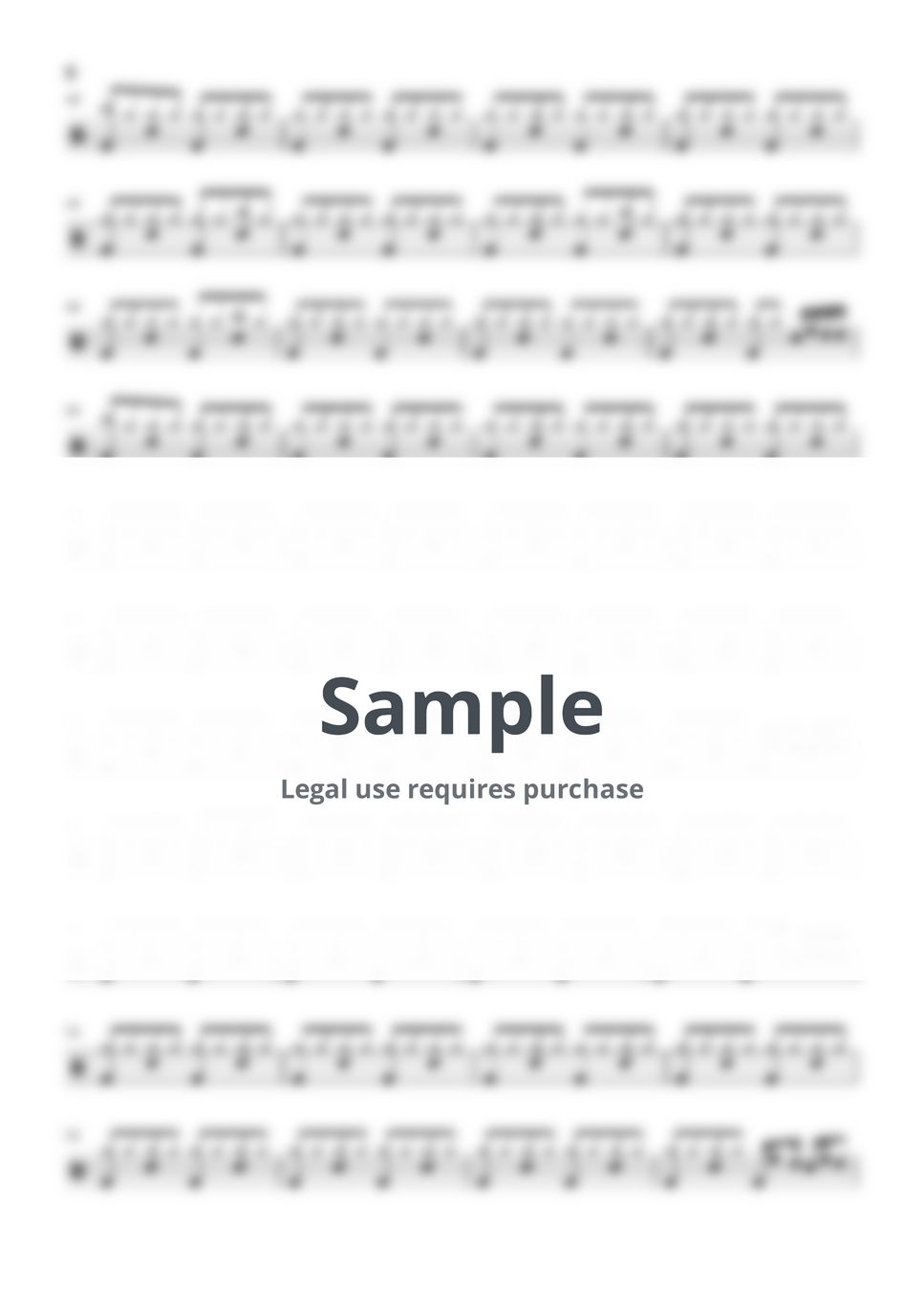 Baltimora - Baltimora - Tarzan Boy (드럼악보) Sheets by 신희선