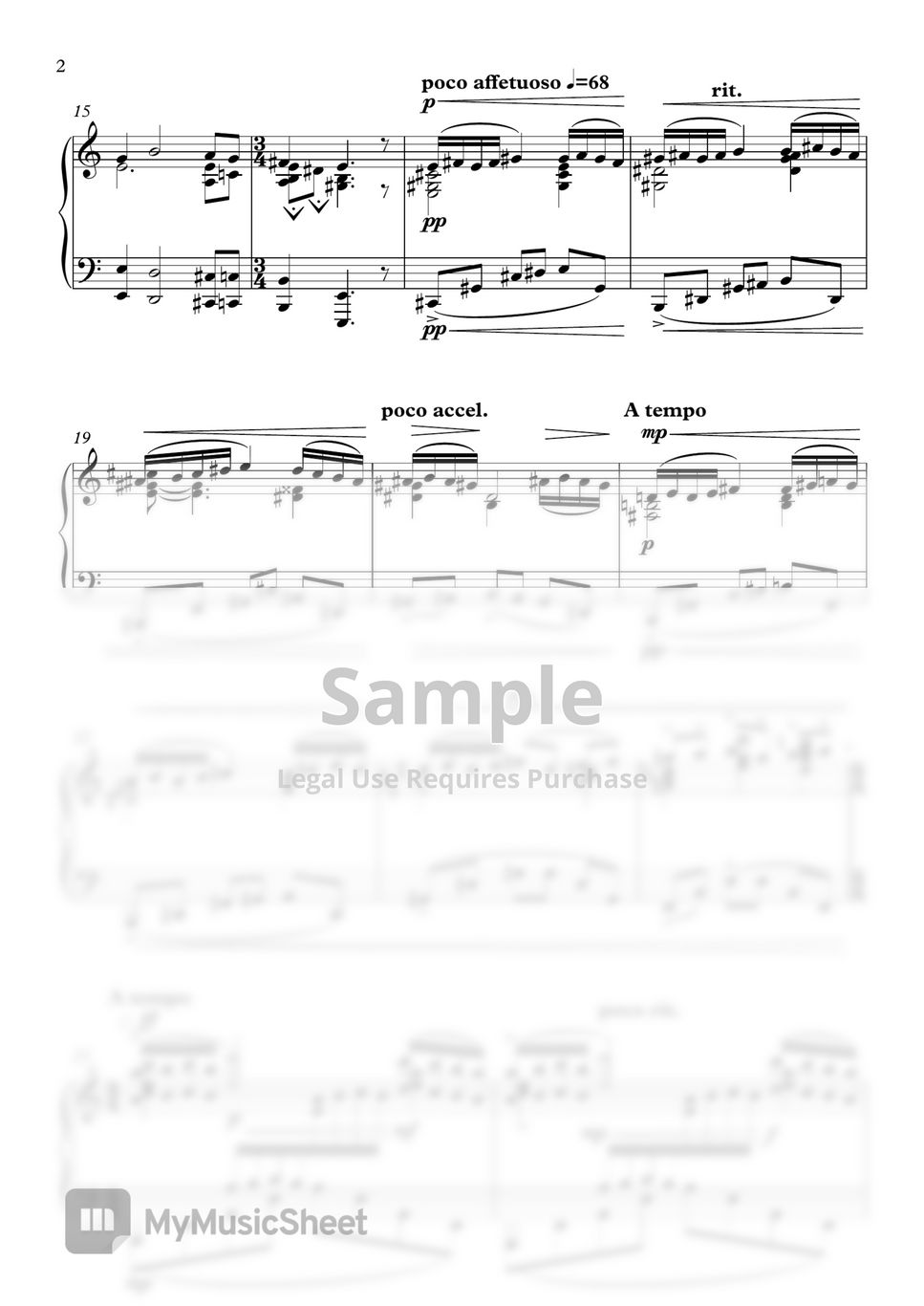 Myroslav Skoryk - Myroslav Skoryk - Melody 🇺🇦 Sheet Music by Petro Melnyk