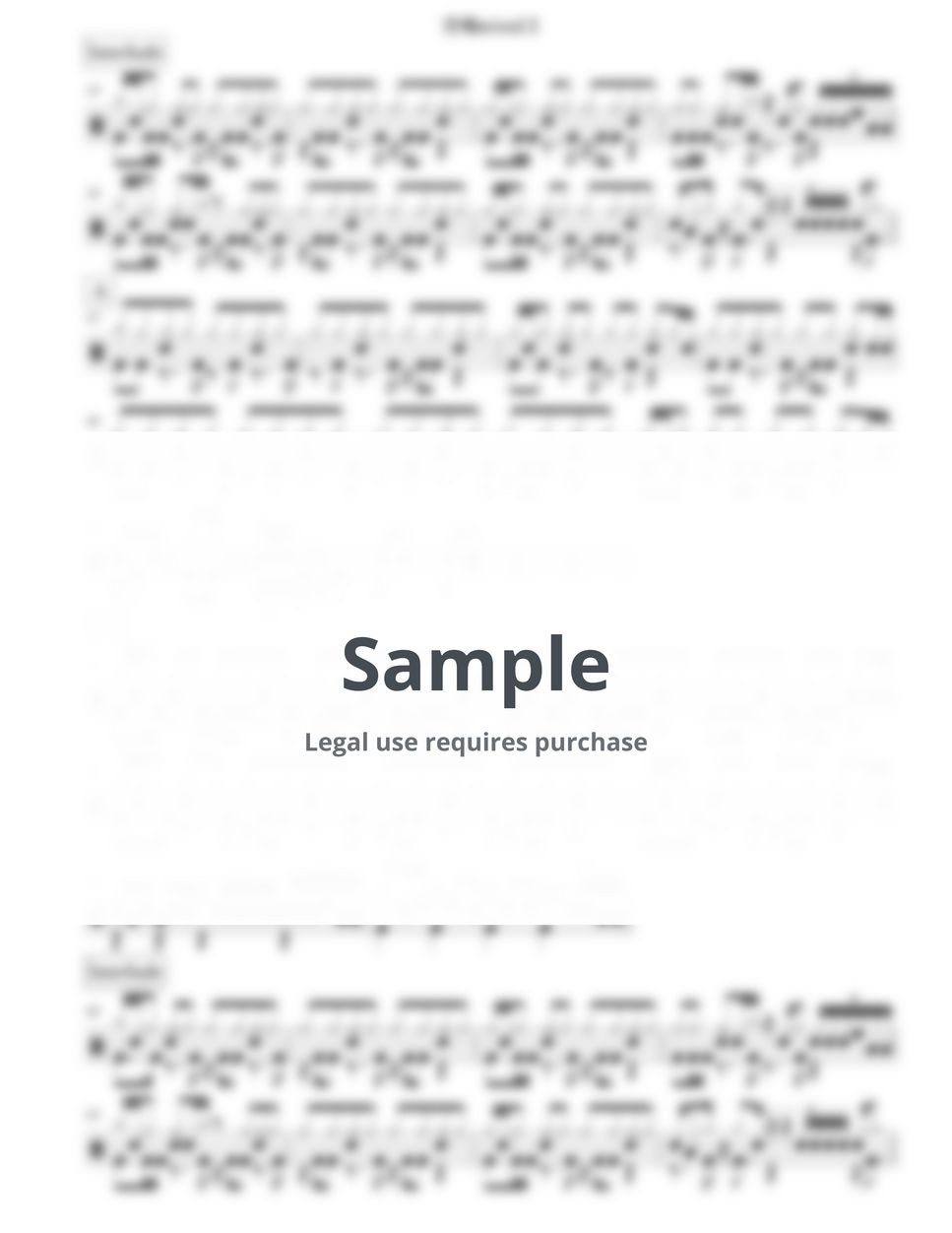 Aimer - 空噪wired Sheets by Arkadia Drums