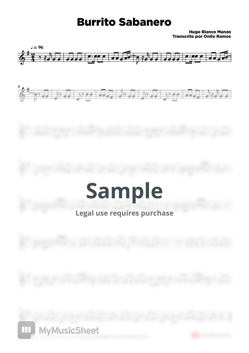 Mi Burrito Sabanero Sheets by Onilo Ramos