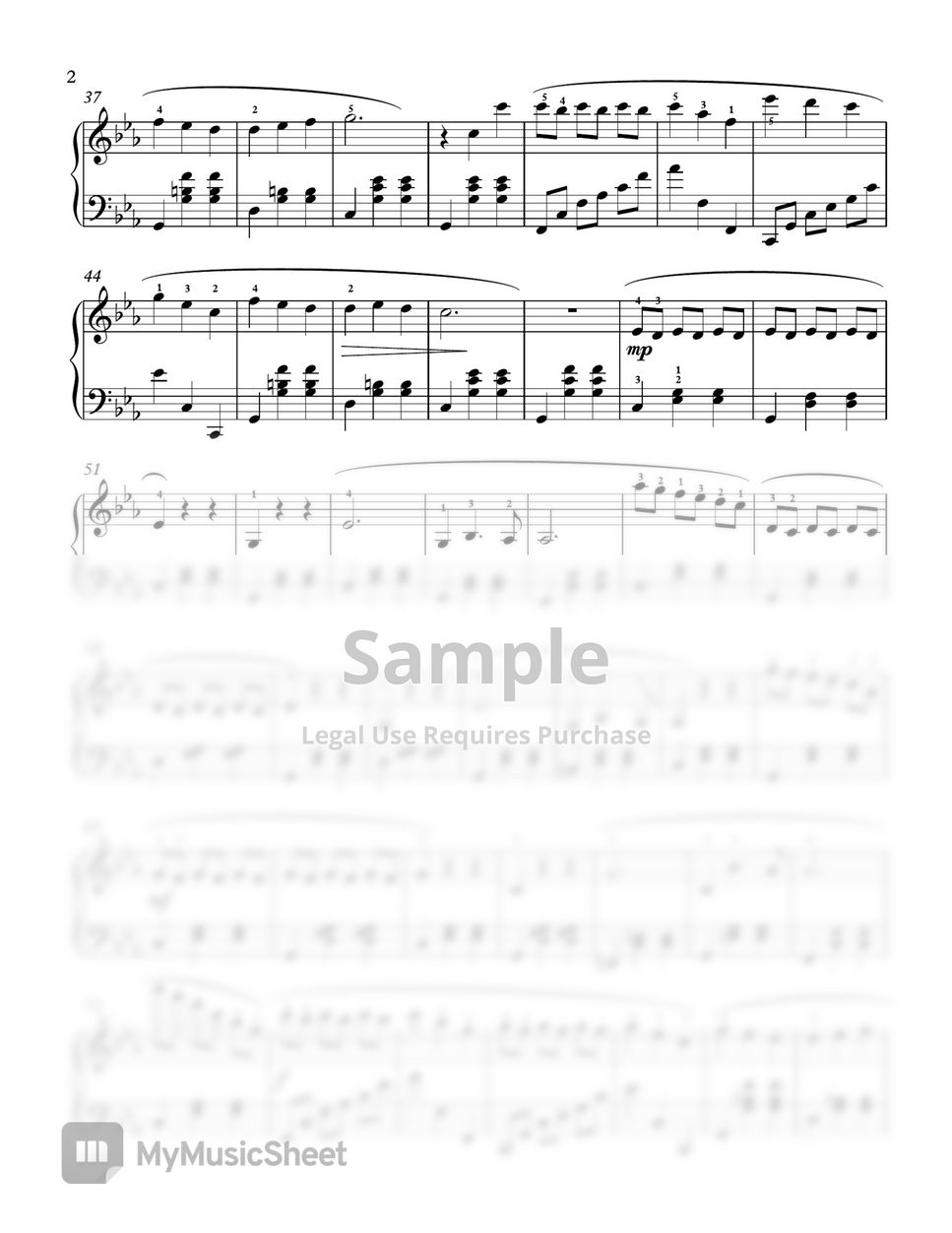 Eugen Doga - Gramofon Waltz Partition musicale by Adelina Piano