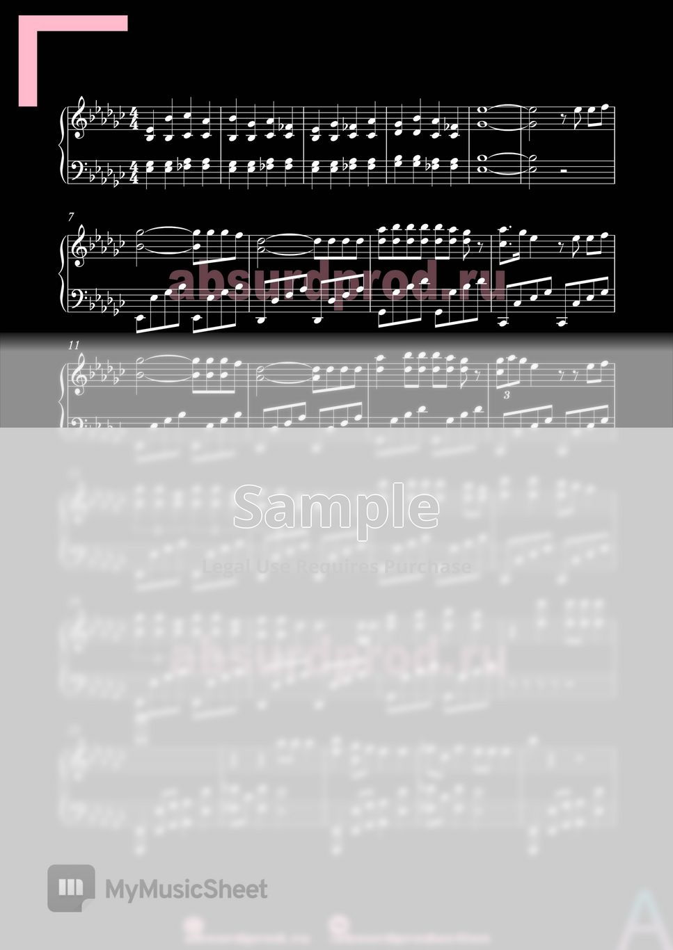 BLACKPINK - HOW YOU LIKE THAT (HYLT) (Black Edition) Sheet Music by ...