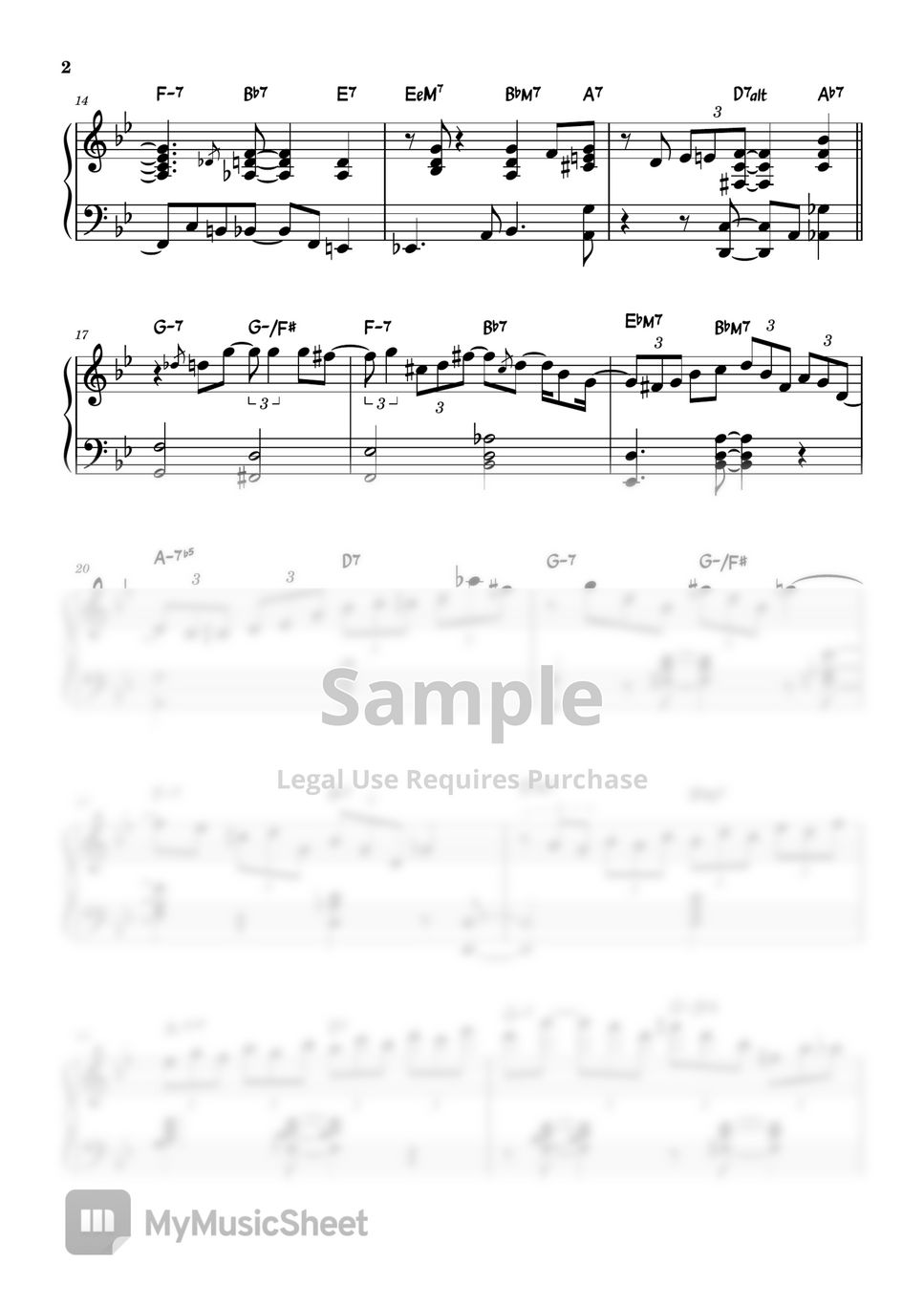 Squid Game OST - The Rose of Sharon begin to bloom (Jazz Ver.) Sheet by KoYumi Music