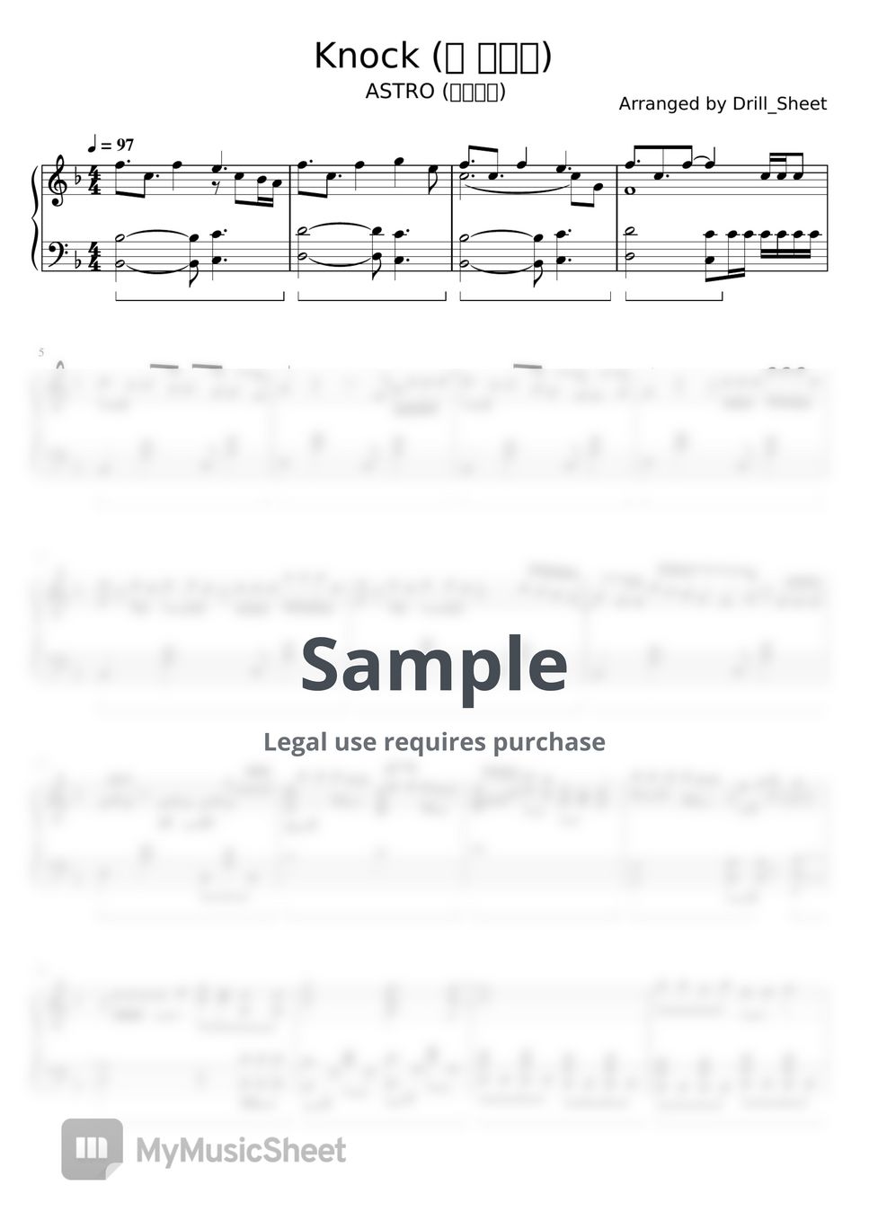 ASTRO - Knock Sheets by Drill_Sheet