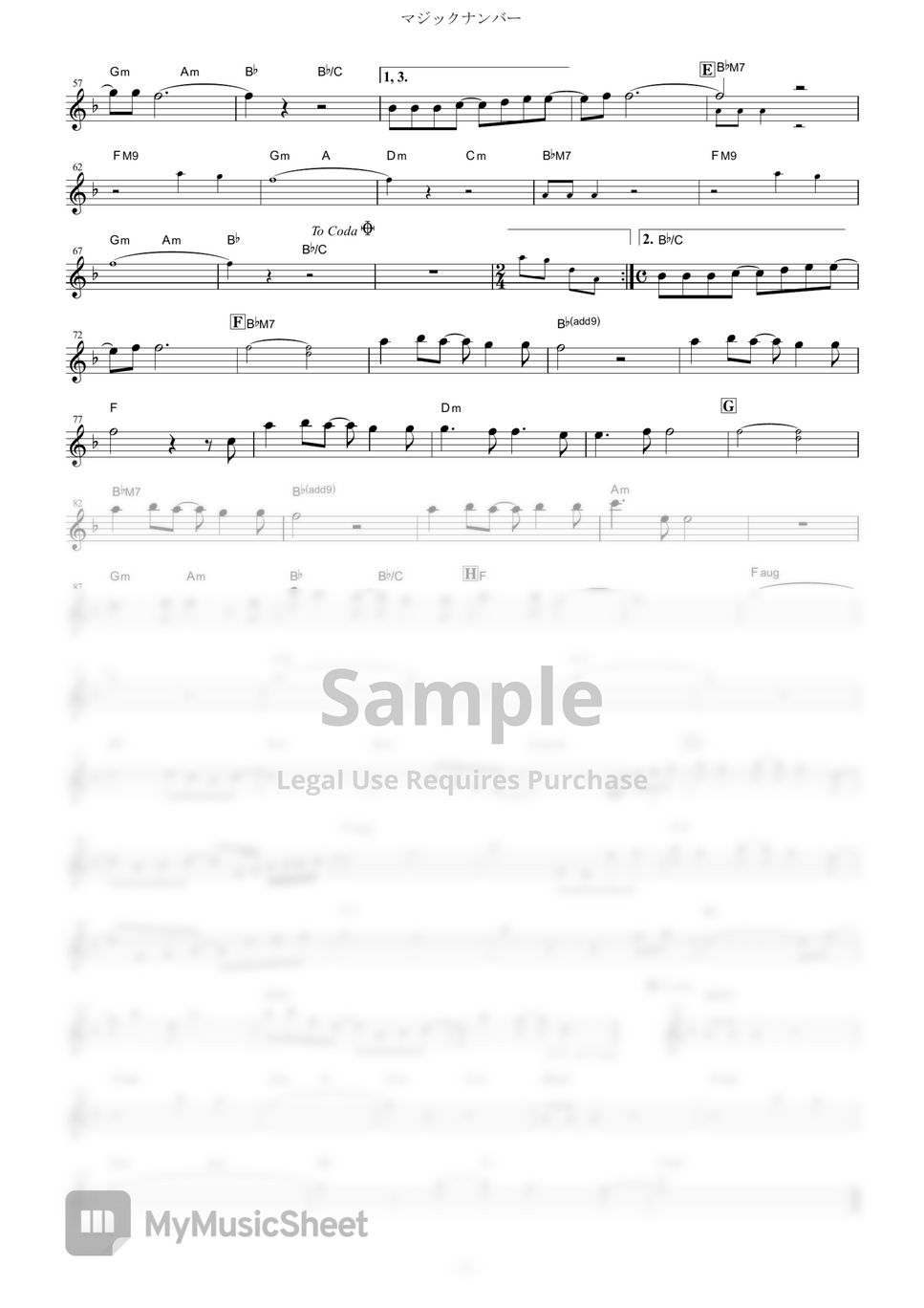 Kobato. - Magic Number (in Eb) Sheets by Maaya Sakamoto Kobato. - Magic Number (in Eb) Sheets by Maaya Sakamoto