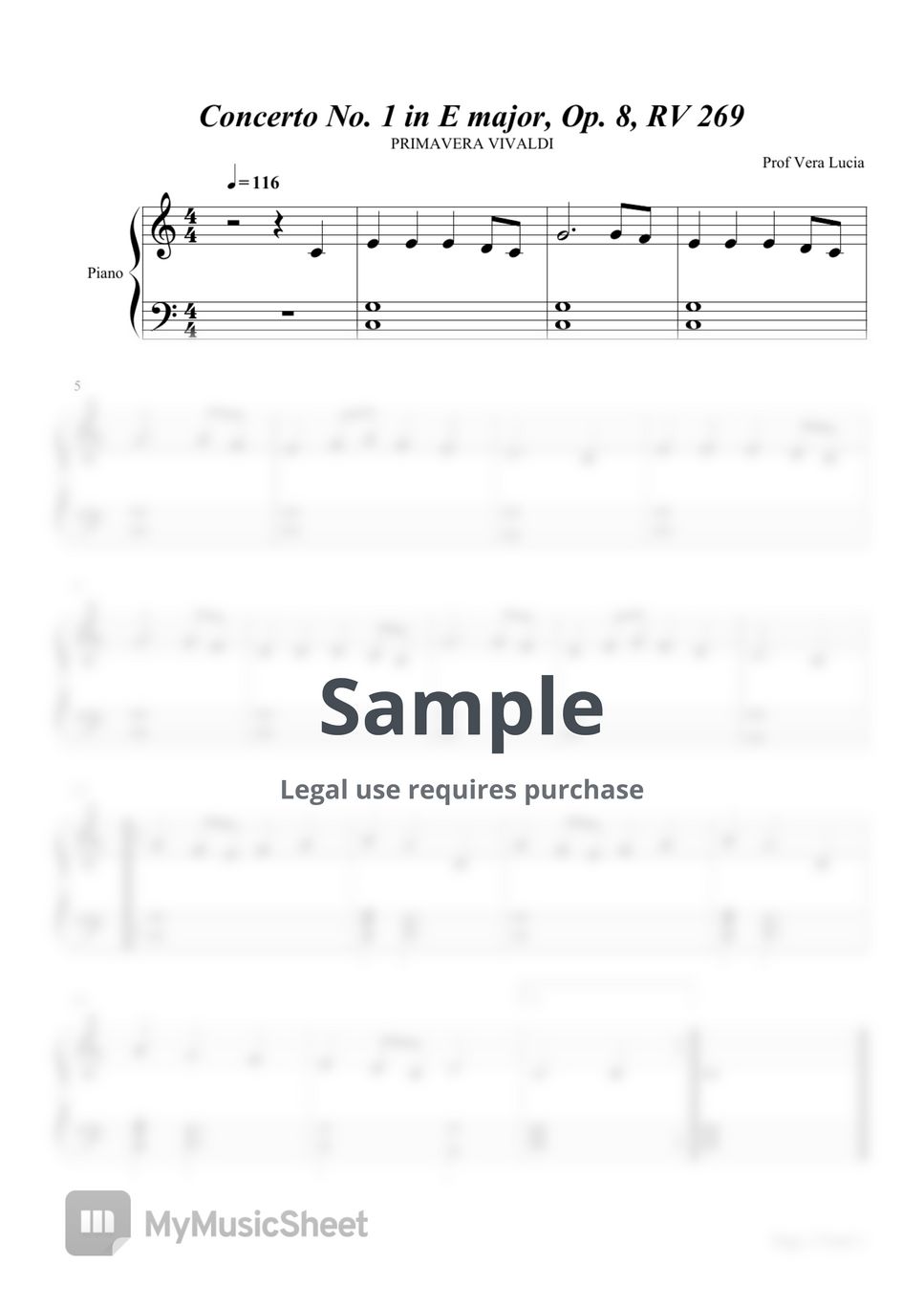Antonio Vivaldi - Concerto No 1 in E major Op 8 RV 269 (Spring-Super ...