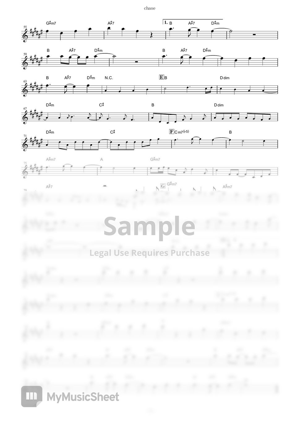 batta - chase (JoJo's Bizarre Adventure: Diamond is Unbreakable / in Eb ...