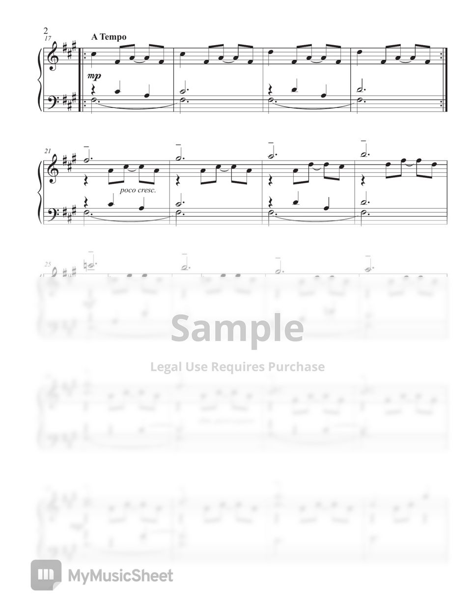 The Penthouse - (펜트하우스) BGM - '3 short pieces' - piano arrangement Sheet Music by Morten Gildberg