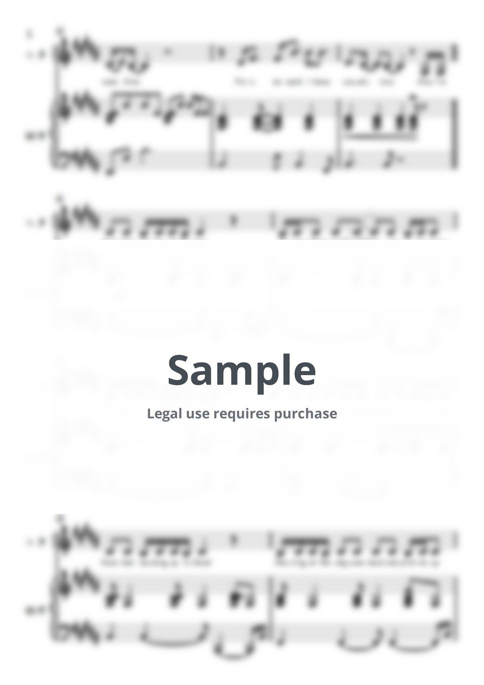 Taylor Swift - Down Bad (Piano Accompaniment) Sheet Music by Piepieano