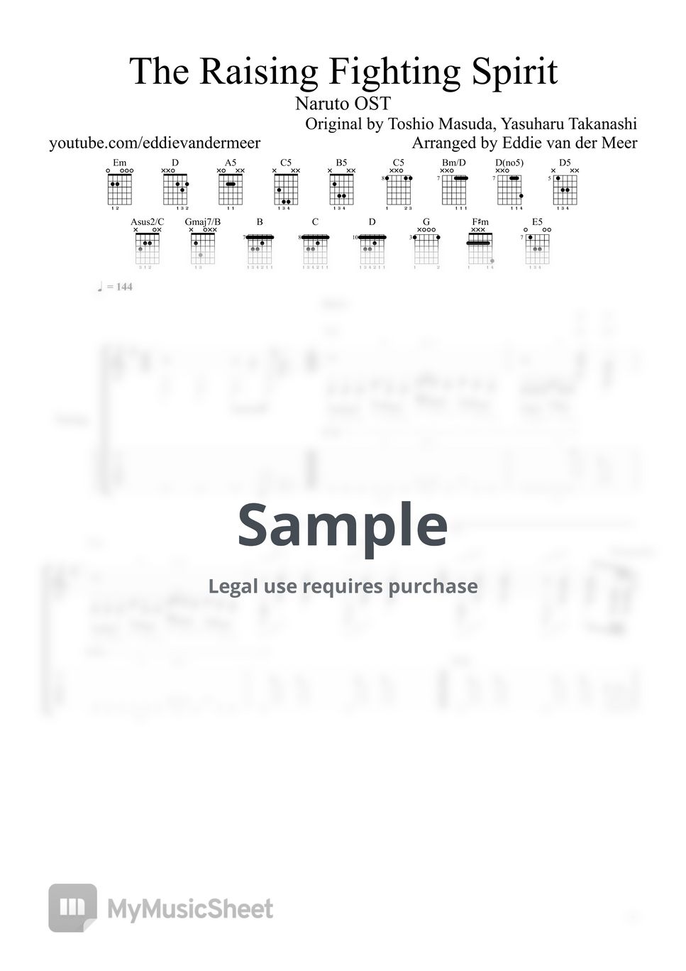 Toshio Masuda, Yasuharu Takanashi - The Raising Fighting Spirit (Naruto ...