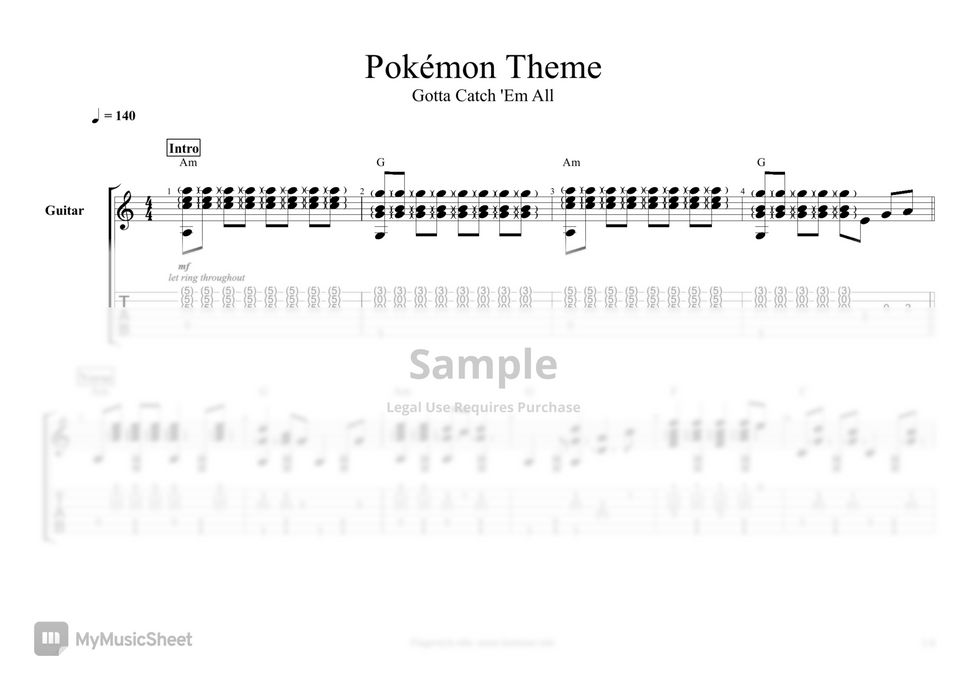 Pokemon Theme – Gotta Catch 'Em All แผ่น