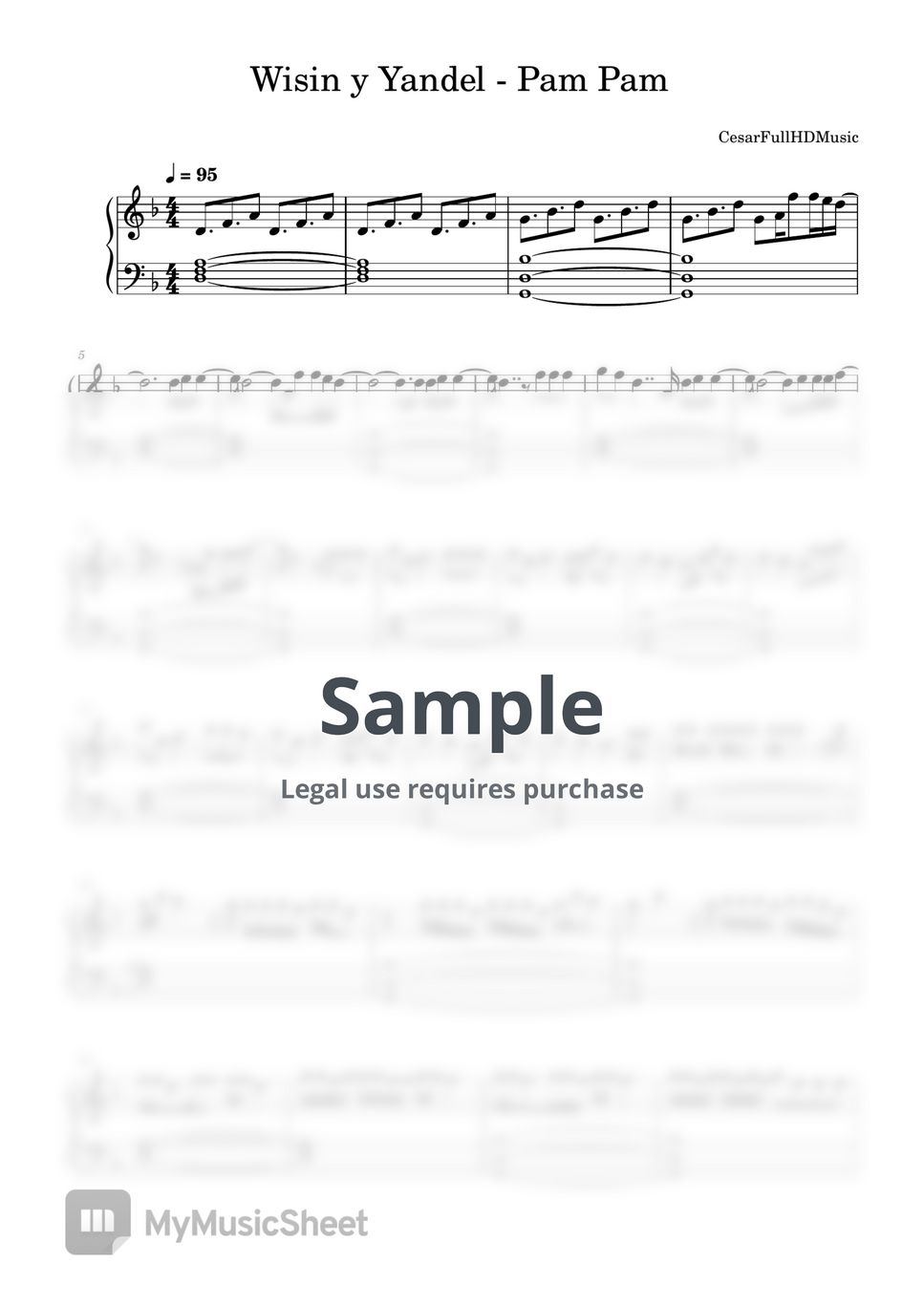 Wisin y Yandel - Pam Pam Sheets