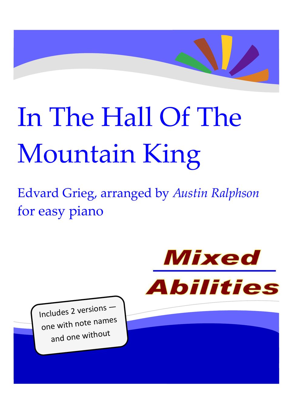 Edvard Grieg - In The Hall Of The Mountain King - for easy piano Sheets ...