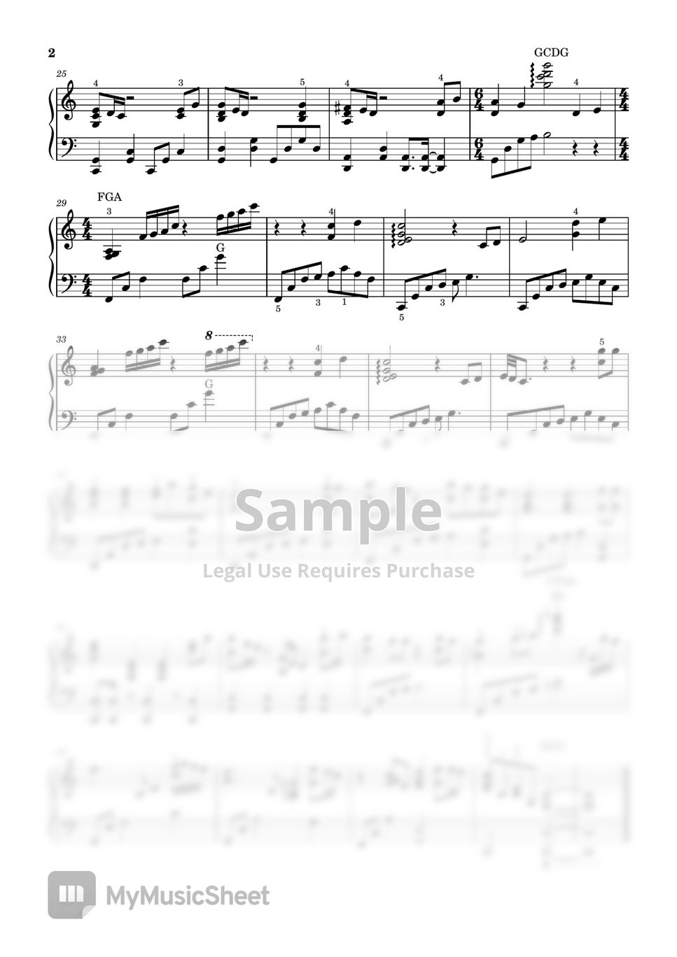 Bryan Adams - Everything I Do (Easy) Sheet Music by SangHeart play