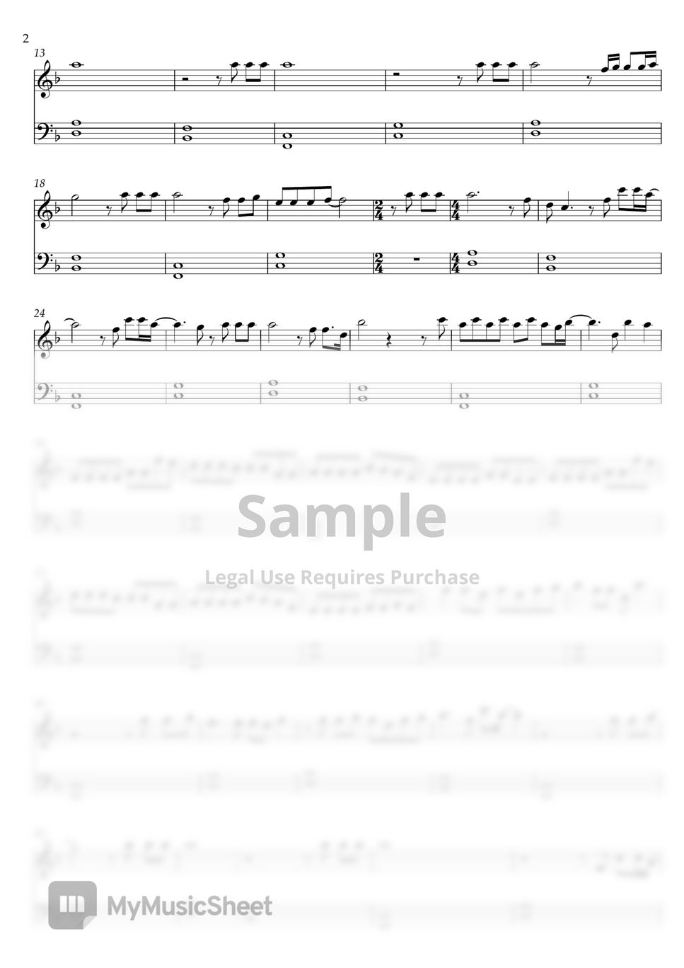 Alan Walker - Faded (Easy Version) 악보 by C Music