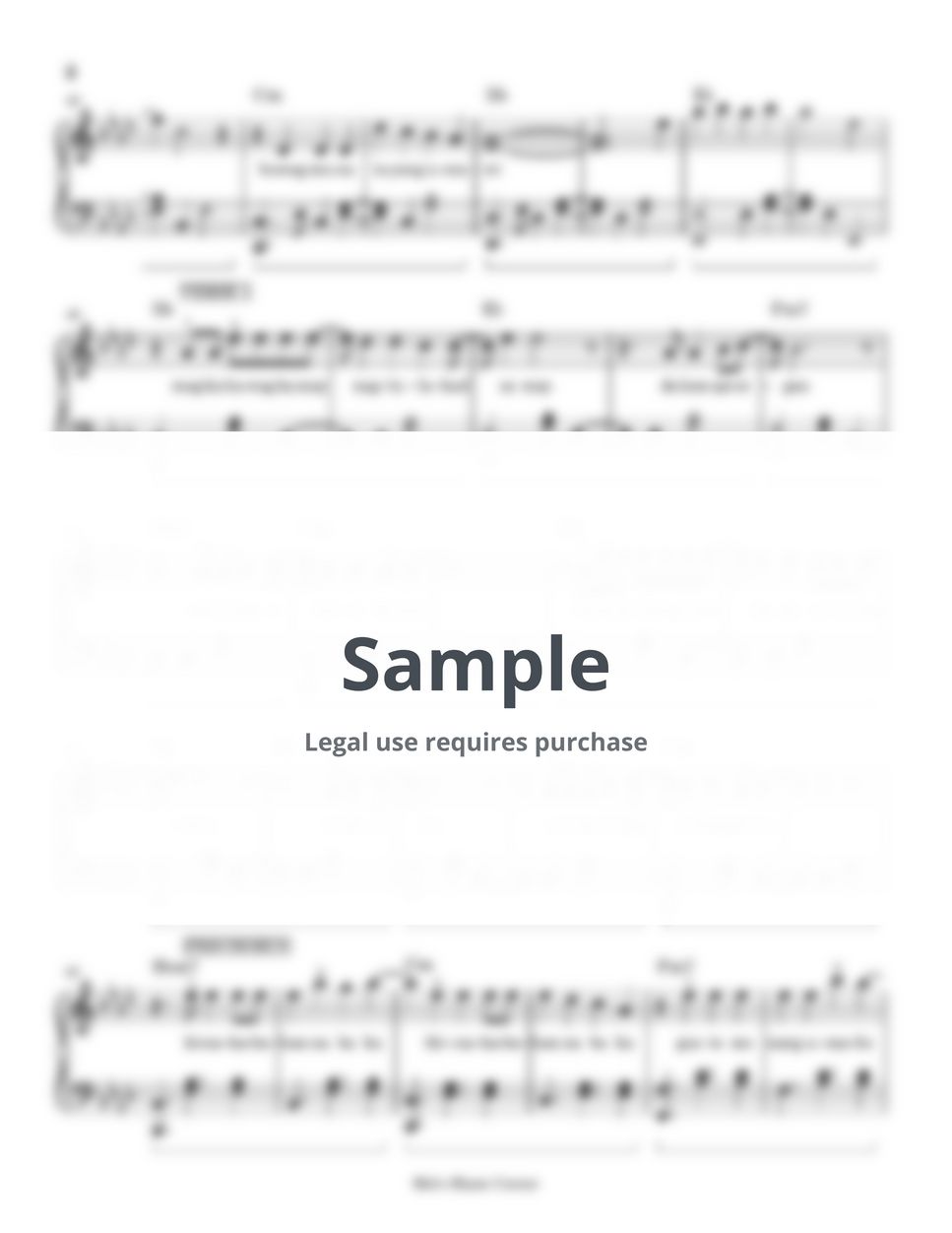 BINI - Huwag Muna Tayong Umuwi (piano sheet music) แผ่น by Mel's Music ...