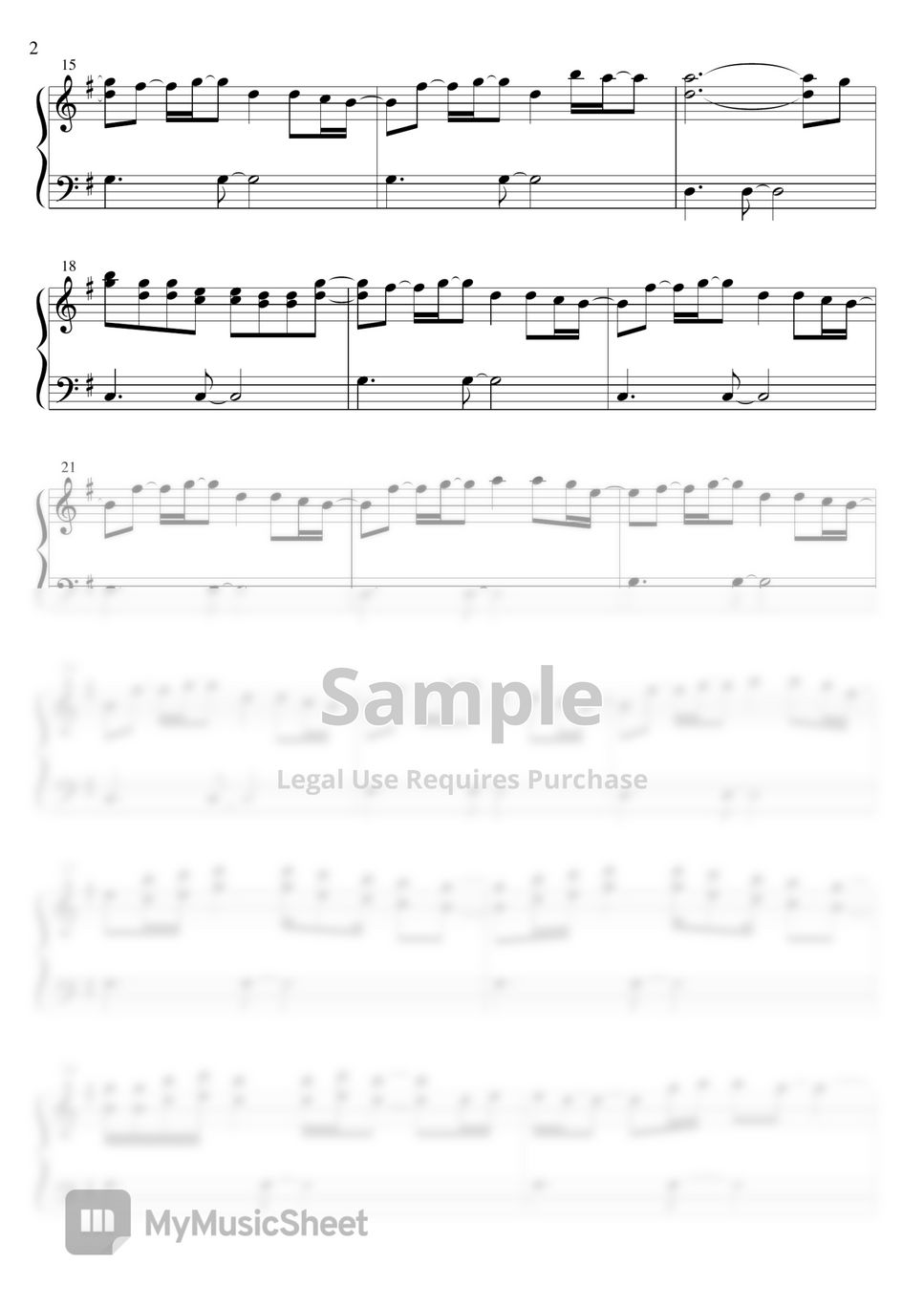 Lauv - Steal The Show (Elemental) Sheet Music by umpiano