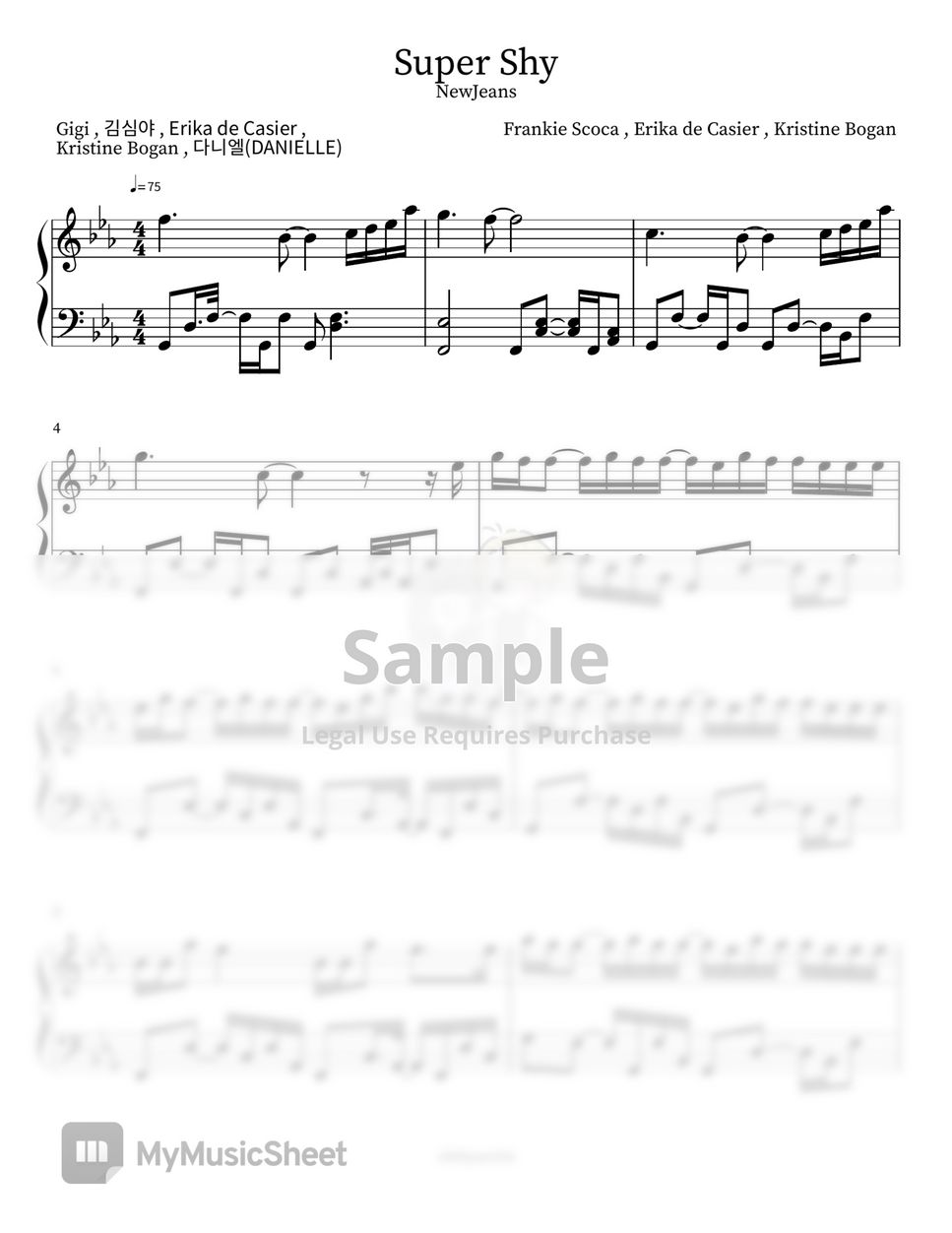 NewJeans(뉴진스) - Super Shy Spartito by chihyun416